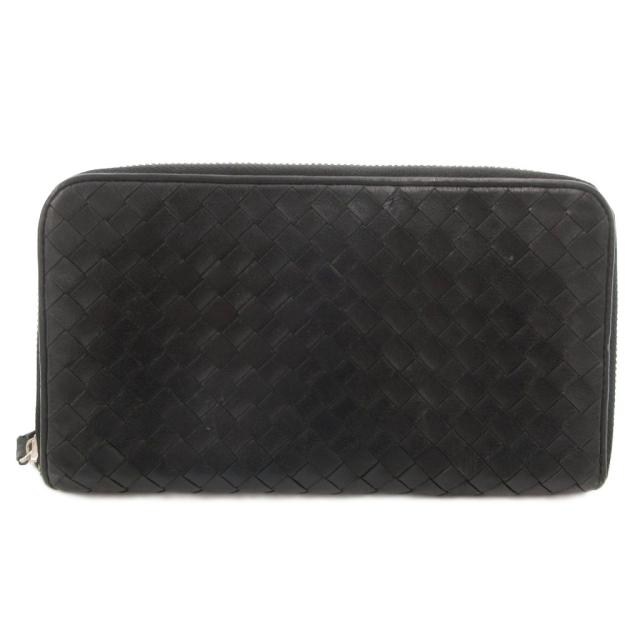 【中古】土屋鞄製造所 土屋鞄 長財布 ウォレット 小銭入れあり ラウンドファスナー レザー 黒 ブラック /GV ■GY18