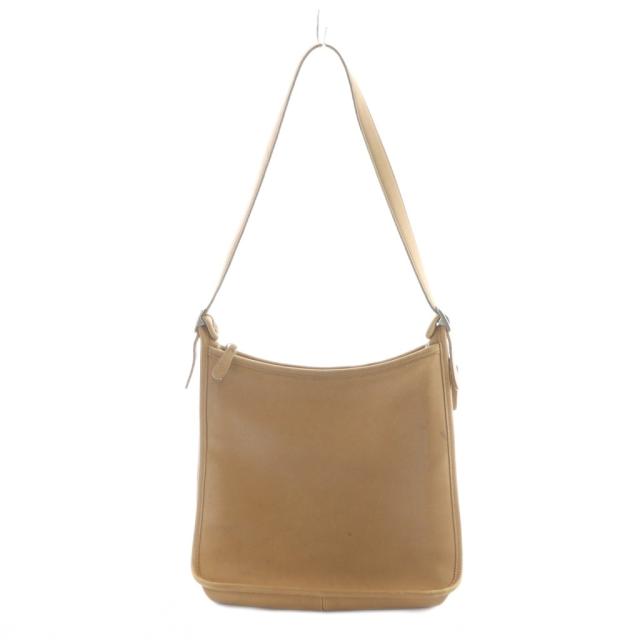 【中古】コーチ COACH オールドコーチ ヴィンテージ USA製 9073ショルダーバッグ 斜めがけ レザー ロゴ 茶 ブラウン