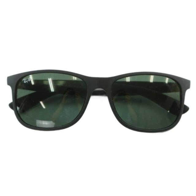 【中古】レイバン RAY BAN アンディ ANDY 眼鏡 サングラス セルフレーム カラーレンズ ロゴ 57□17-145 黒 RB4202-F