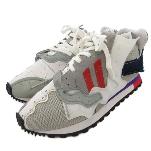 【中古】カラー kolor 再構築 スニーカー シューズ ローカット 26.5cm マルチカラー 21WCM-A01501 メンズ