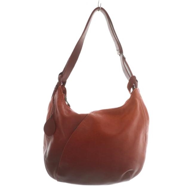 【中古】マザーハウス ハナビラ ハンドバッグ トート ワンショルダー リュックサック 2WAY レザー グラデーション 赤