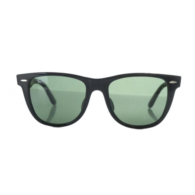 【中古】レイバン RAY BAN 2140-F 901 WAYFARER サングラス 眼鏡 めがね ロゴ 54□18-150 3N ロゴ 黒 ブラック