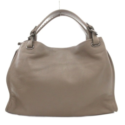 【中古】土屋鞄製造所 土屋鞄 クラルテ アークキャリートート ハンドバッグ 肩掛け ロゴ レザー グレー /GV ■GY18