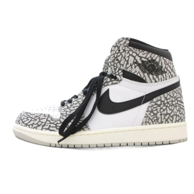 【中古】未使用品 ナイキ NIKE タグ付き エアジョーダン AIR JORDAN 1 RETRO HIGH OG スニーカー 27cm シューズ