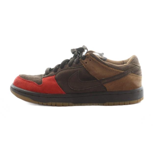 【中古】ナイキ NIKE DUNK LOW PRO SB BISON 304292-226 ダンク ロー バイソン スニーカー 靴 ロゴ 8.5 26.5cm 茶