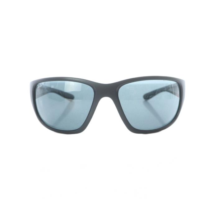 【中古】レイバン RAY BAN RB 4300 サングラス 眼鏡 めがね ロゴ セルフレーム ケース付き 63□18-130 黒 ブラック