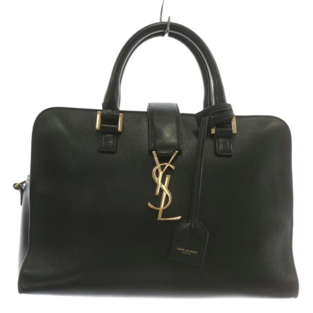 【中古】サンローラン パリ SAINT LAURENT PARIS ベイビーカバス ハンドバッグ ショルダー 2WAY レザー YSL ロゴ