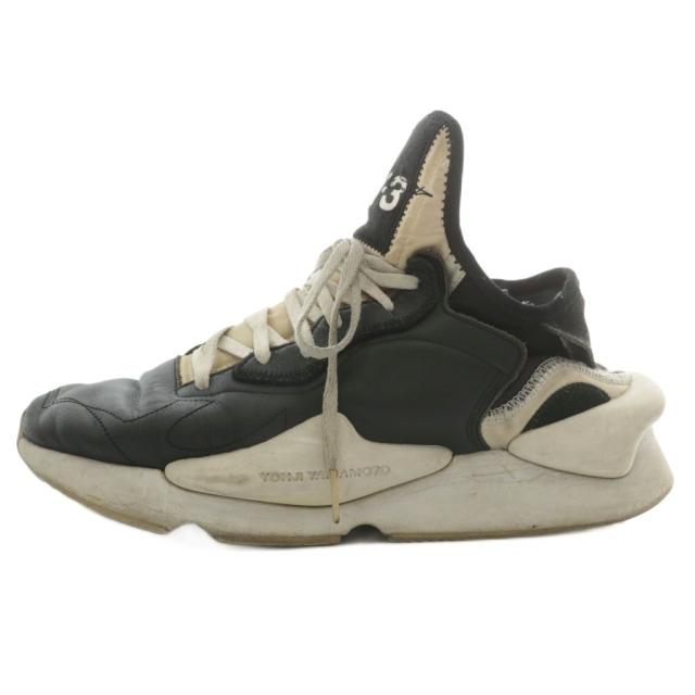 【中古】ワイスリー Y-3 カイワ KAIWA スニーカー ローカット ロゴ US9 27cm 黒 ブラック BC0908 /XZ ■GY18 メンズ