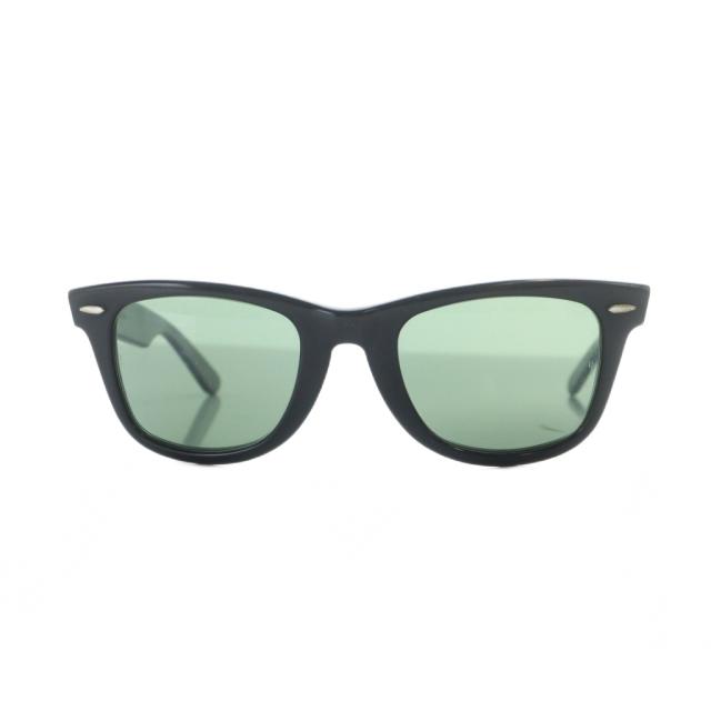 【中古】レイバン RAY BAN Wayfarer ウェイファーラー B＆L5022 サングラス めがね 眼鏡 ロゴ 黒 ブラック ■GY18