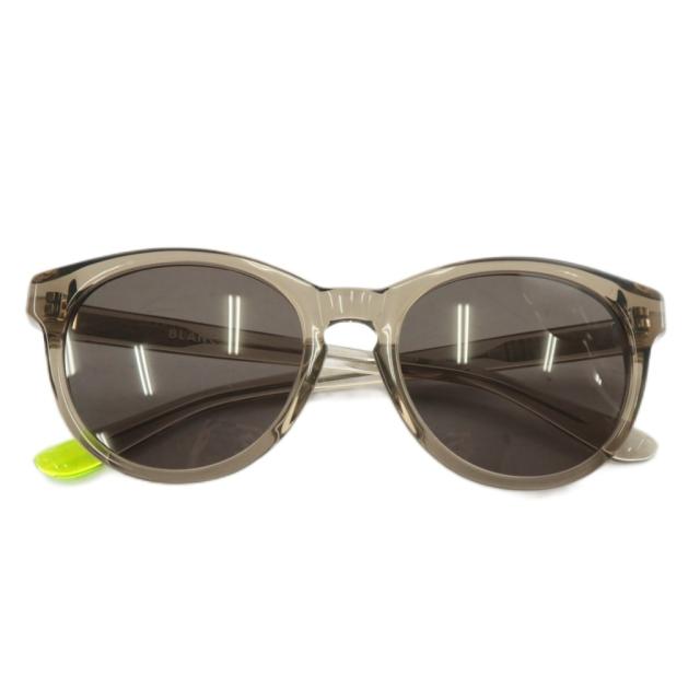 【中古】ブランク BLANK 眼鏡 サングラス セルフレーム カラーレンズ クリア 52□20-140 茶色 ブラウン B0005