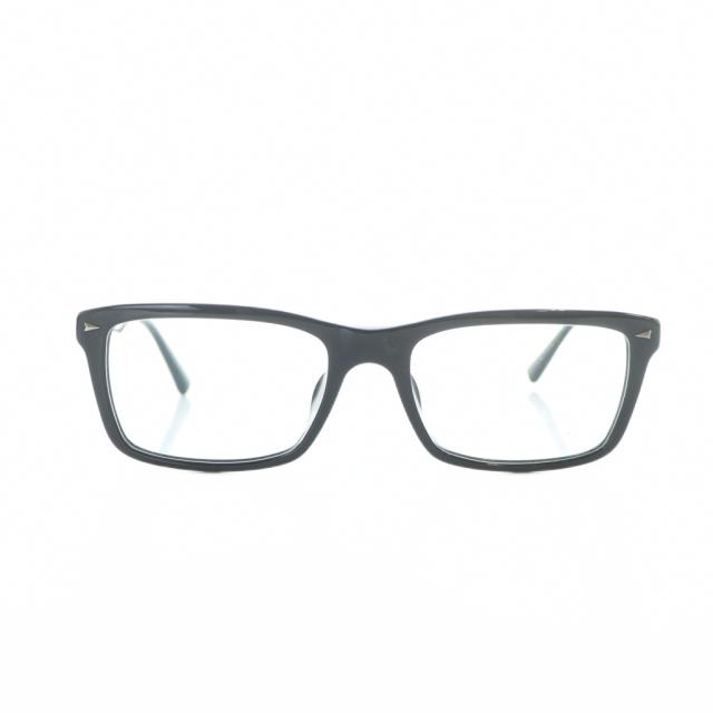 【中古】レイバン RAY BAN RB 5287F 2000 サングラス 眼鏡 めがね ロゴ スクエア クリアレンズ 54□18-145 黒