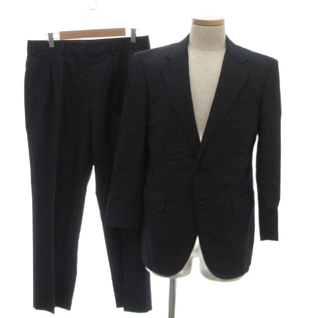 【中古】バーバリー ロンドン スーツ セットアップ テーラードジャケット パンツ スラックス ウール AB4 2B