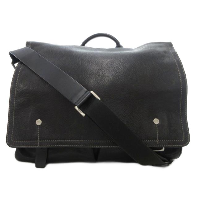 【中古】コーチ COACH ブリーフケース ショルダーバッグ オールド レザー 本革 ブラック 黒 2WAY 5747