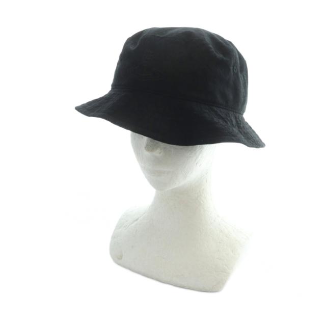 【中古】ヴィヴィアンウエストウッド Vivienne Westwood RANDOM LINE ORB バケットハット 帽子 ロゴ オーブ 総柄 F