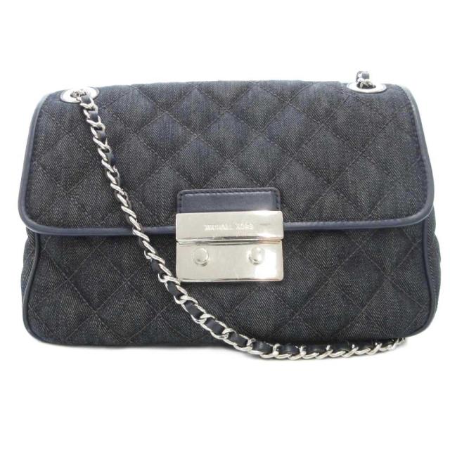 【中古】マイケルコース MICHAEL KORS Sloan Large Quilted-Denim Shoulder Bag ショルダーバッグ 2WAY