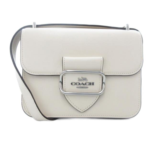 【中古】コーチ COACH モーガンスクエアクロスボディバッグ ショルダーバッグ ベージュ 斜め掛け CL416