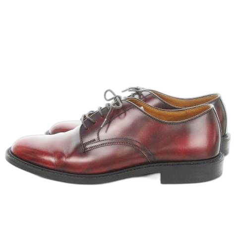 【中古】リーガル REGAL THE KENFORD FINESHOES ビジネスシューズ 革 外羽根 レースアップ 27cm 赤茶
