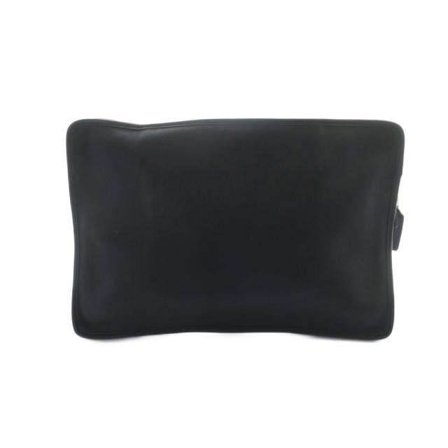 【中古】コーチ COACH 5225 オールドコーチ ビジネスバッグ ブリーフケース クラッチバッグ ロゴ レザー 黒
