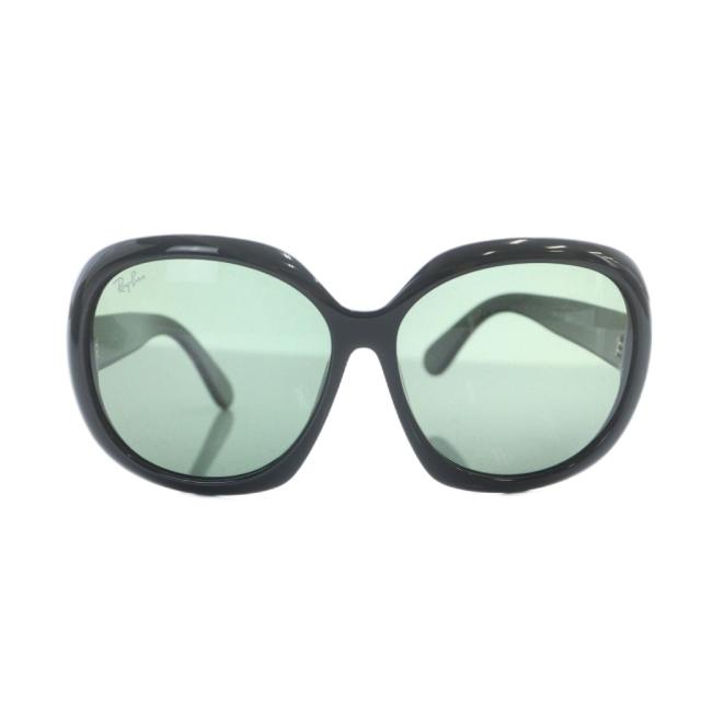 【中古】レイバン RAY BAN JACKIE OHH II RB4098 サングラス 眼鏡 めがね カラーレンズ ロゴ 黒 ブラック ■GY18