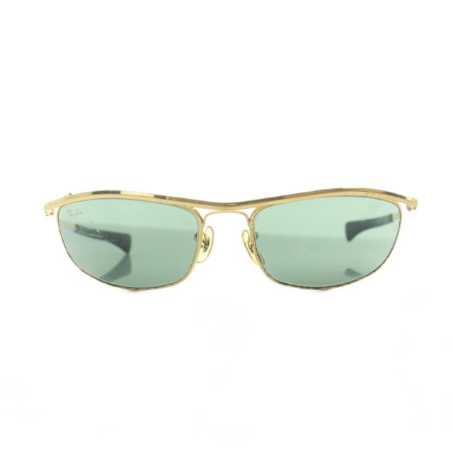【中古】レイバン RAY BAN L0255 サングラス 眼鏡 めがね ロゴ カラーレンズ ゴールド色 ■GY18 /MQ メンズ