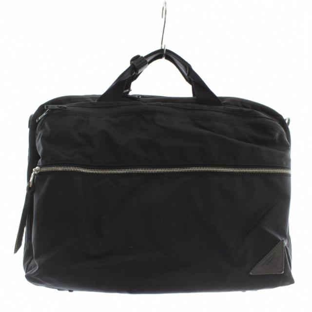 【中古】MASTERPIECE Various ビジネスバッグ ブリーフケース ショルダー リュックサック 3WAY ナイロン 黒 24210