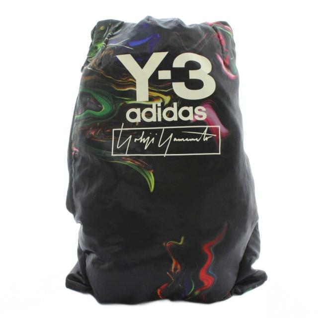 【中古】adidas × Y-3 YOHJI BP AOP リュックサック バックパック デイパック ナイロン 総柄 ロゴ 黒 FH9258