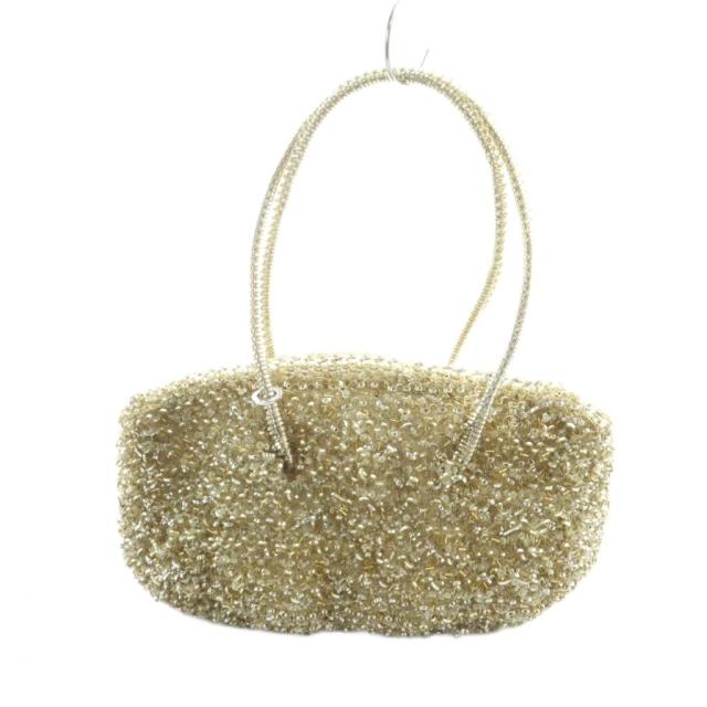 【中古】アンテプリマ ANTEPRIMA ハンドバッグ ワイヤーバック ロゴ ゴールド色 ■GY18 /MQ レディース