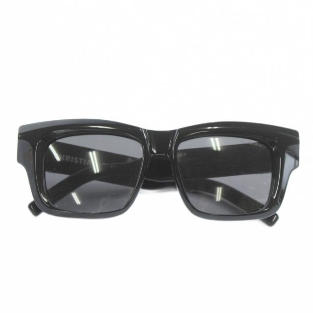 【中古】Christian Dior DiorXplorer S2F 眼鏡 サングラス セルフレーム カラーレンズ スクエア ロゴ 52□16-145 黒