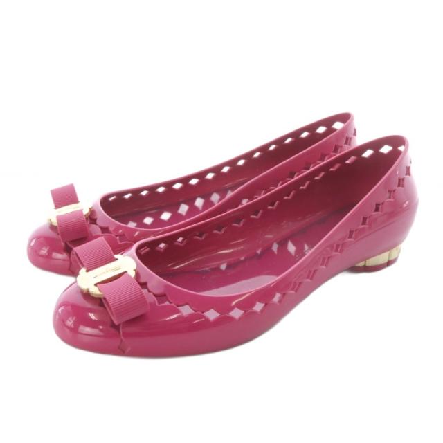 【中古】サルヴァトーレフェラガモ Salvatore Ferragamo パンプス 5 ピンク 0686716 /SR ■GY18 レディース