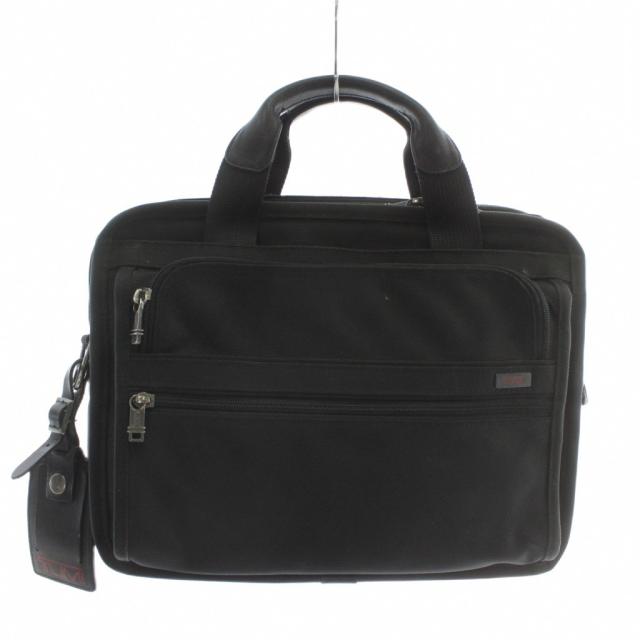 【中古】TUMI スモール エクスパンダブル コンピューター ビジネスバッグ ブリーフケース ショルダー 2WAY 黒 26021D4