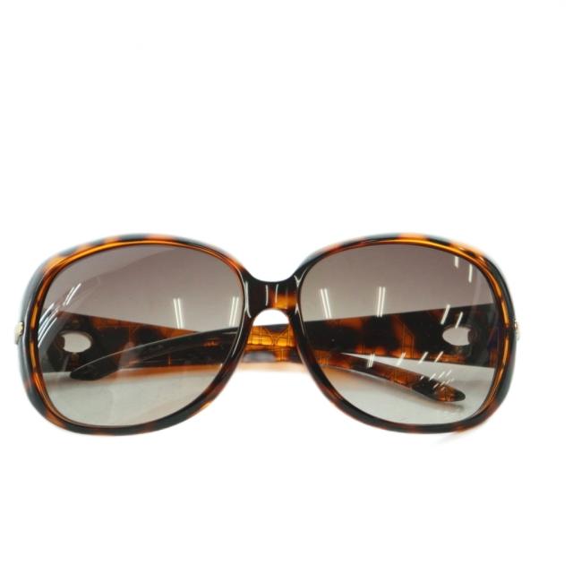 【中古】クリスチャンディオール Christian Dior MYLADYDIOR3SF サングラス セルフレーム グラデーションレンズ 茶