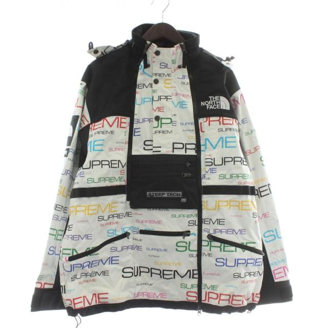 【中古】THE NORTH FACE × Supreme 21AW Steep Tech Apogee Jacket マウンテンパーカー ナイロン 総柄 L NP52102I