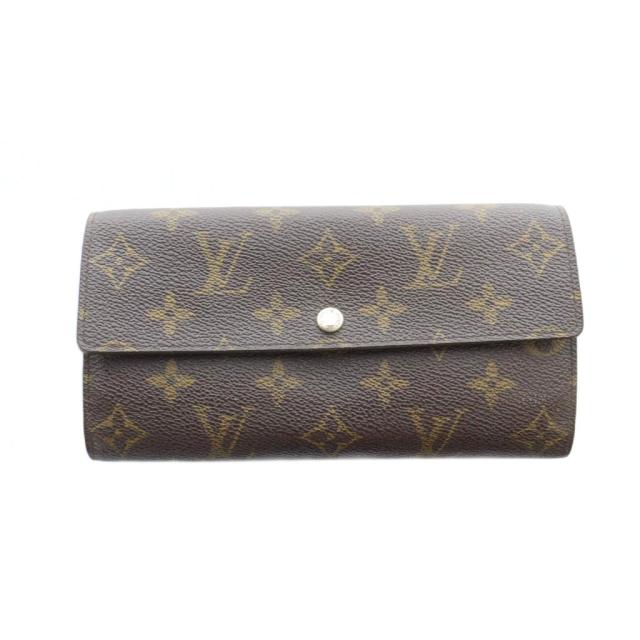 【中古】ルイヴィトン LOUIS VUITTON ポルトフォイユ サラ M61734 長財布 ウォレット モノグラム ロゴ PVC レザー
