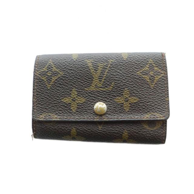 【中古】ルイヴィトン LOUIS VUITTON ミュルティクレ M62630 6連 キーケース モノグラム レザー ロゴ 茶 ブラウン