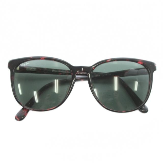 【中古】RAY BAN TRADITIONALS HAMILTON #11 サングラス セルフレーム ボストン カラーレンズ べっ甲柄 54□18 茶色