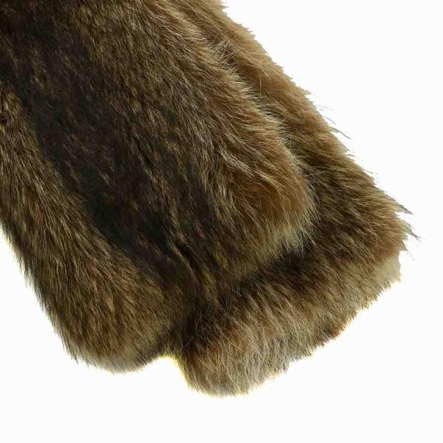 中古】FASHIONABLE セーブル セーブルファー コート 毛皮 ミドル 裏地