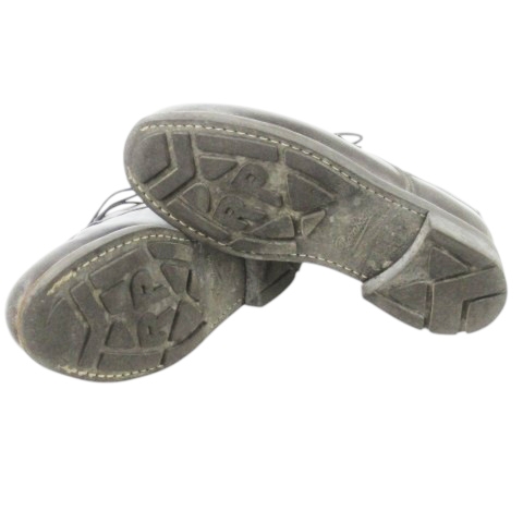 【中古】パラブーツ Paraboot シャンボード ローファー レースアップ モカシン ステッチ 外羽根 6 24.5cm 茶 ブラウン