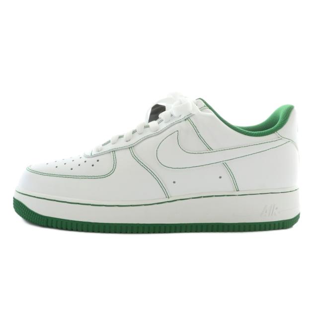 【中古】未使用品 ナイキ NIKE Air Force 1 Low スニーカー レザー ローカット US10 28cm 白 緑 CV1724-103