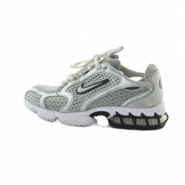 【中古】ナイキ NIKE CD3613-001 Air Zoom Spiridon Cage 2 llic Silver スニーカー シューズ 靴 メッシュ ロゴ