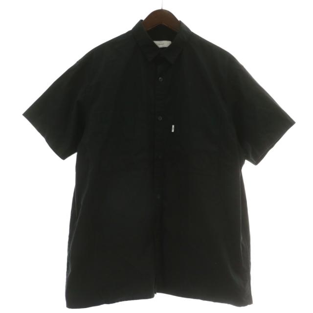 【中古】グラフペーパー Graphpaper 18SS シャツ 半袖 2 M 黒 ブラック GM182-50080B /XZ ■GY01 メンズ