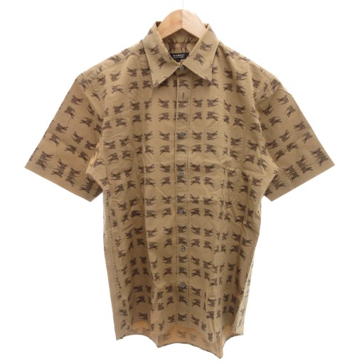 中古】バーバリーブラックレーベル BURBERRY BLACK LABEL 半袖シャツ