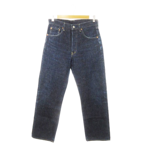 【中古】リーバイス Levi's 503B デニムパンツ ジーンズ ストレート ボタンフライ ビッグE 赤耳 W32 L36 紺