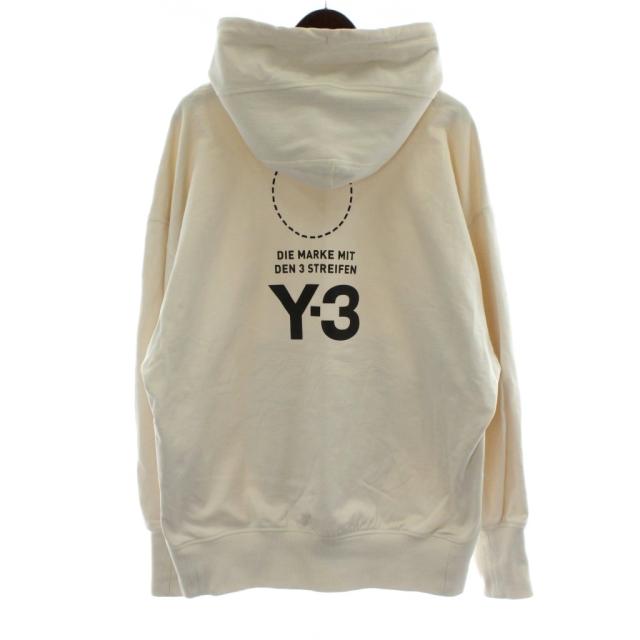 【中古】ワイスリー Y-3 18AW STACKED LOGO HOODIE スウェットパーカー フーディー ヨウジヤマモト アディダス 長袖