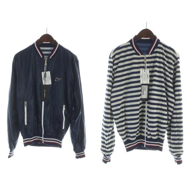 【中古】未使用品 ドルチェ&ガッバーナ DOLCE&GABBANA ナイロンジャケット タグ付き ブルゾン リバーシブル