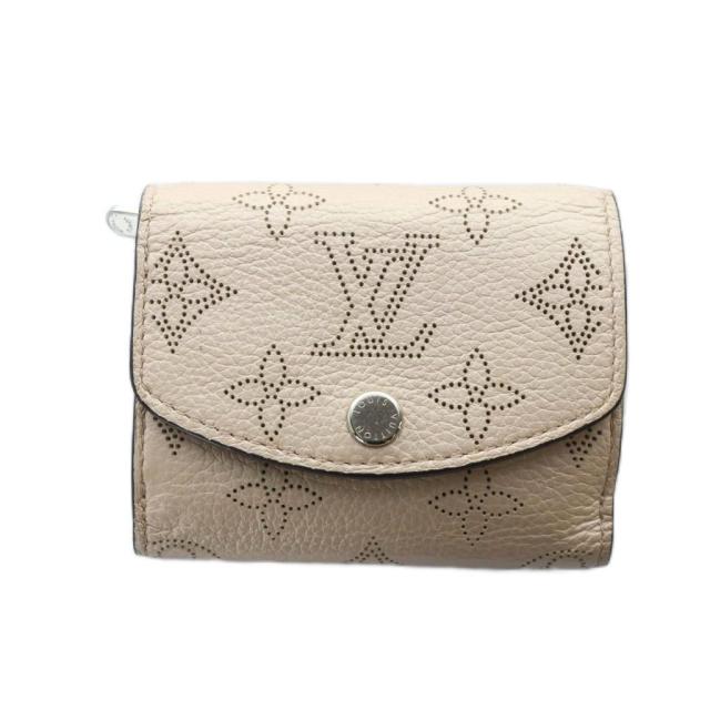 【中古】ルイヴィトン マヒナ ポルトフォイユ イリスXS 三つ折り財布 ウォレット M67499 マグノリア ピンク系