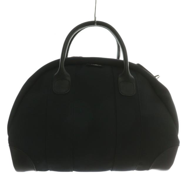 【中古】ビリンガム Billingham ボストンバッグ ウィークエンダーバッグ ショルダー 2WAY キャンバス レザー ロゴ 黒