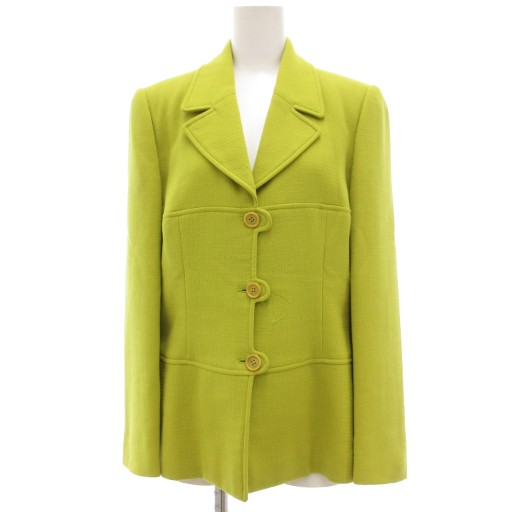 【中古】セリーヌ CELINE ジャケット シングル 3B ピスタチオカラー /UO レディース