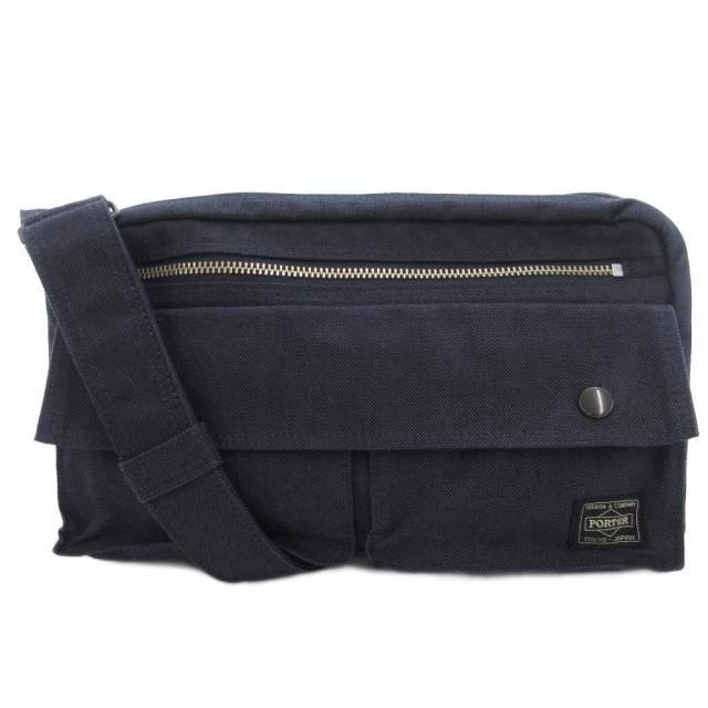 【中古】ポーター PORTER SMOKY SHOULDER BAG ショルダーバッグ コーデュラダック ネイビー 592-07627 /UO メンズ