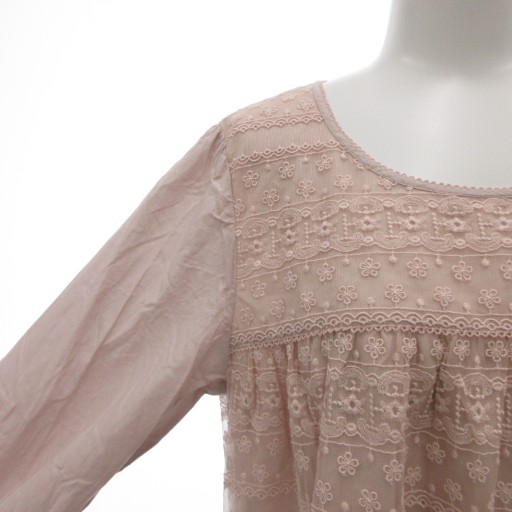 中古】ピンクハウス PINK HOUSE ブラウス シャツ プルオーバー 長袖