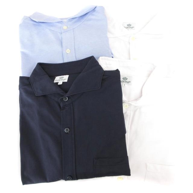 【中古】ビームスハート BEAMS HEART 4点セット ハニカムカッタウェイカラーフルオープンポロシャツ シャツ 半袖 L
